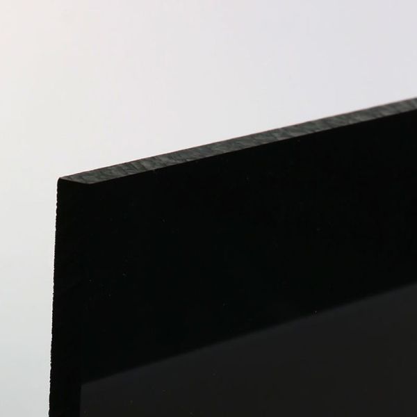 gloss black plastic sheet