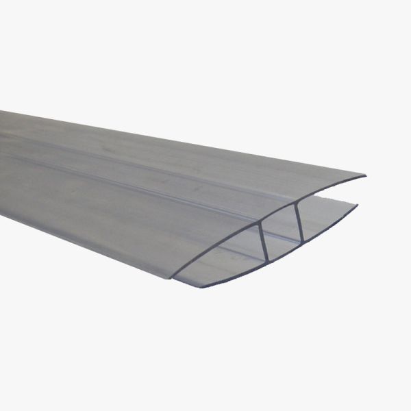 Clear Polycarbonate H Profile - 10mm x 3000mm